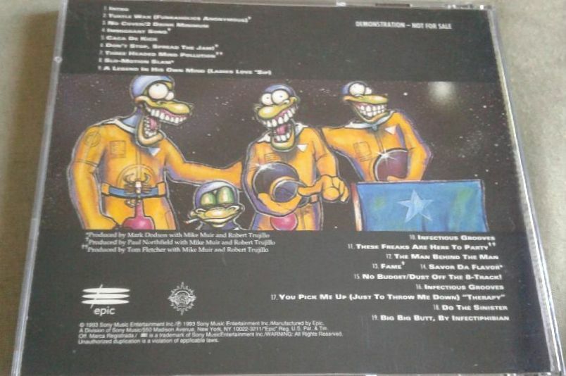 INFECTIOUS GROOVES "SARSIPPIUS' ARK(LIMITED EDITION)" CD PROMO ADVANCE ...
