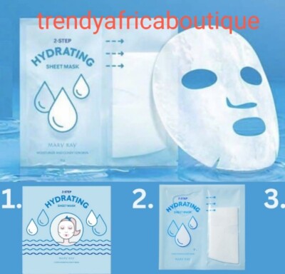 New marykay 2 step Hydrating sheet face mask. 8ct per pack. Special ...