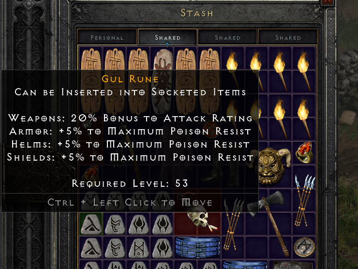 Gul Rune / Diablo 2 Resurrected / PC / Non-Ladder Softcore | eBay