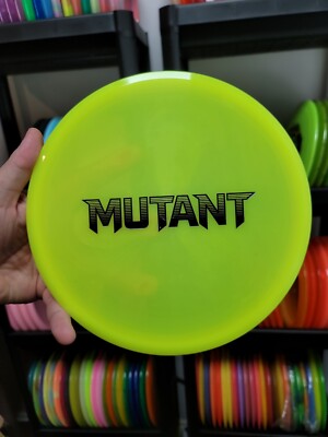 Discmania Neo Yellow 178g Bar Stamp Mutant Disc Golf Overstable Mid ...