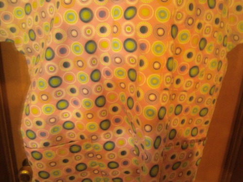 MHD Scrubs L (14-16) Pink with Circles pattern 3 Pockets | eBay