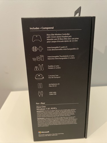 Microsoft Xbox Elite Wireless Controller - Black (HM3-00001) for sale ...