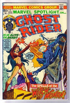 Marvel Spotlight #11 GHOST RIDER Spell of Witch Woman! Comic Book ~ VG ...