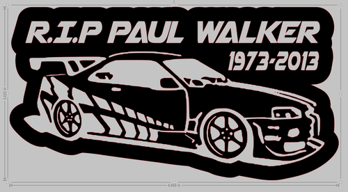 Paul Walker One Last Ride Car Sticker Decals Fast & Furious RIP ...