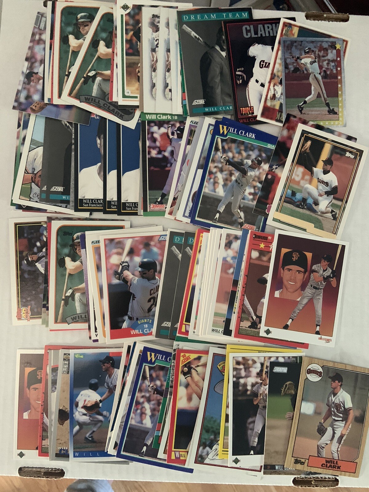 WILL CLARK CARD LOT San Francisco Giants Texas Rangers (100 CARDS) | eBay