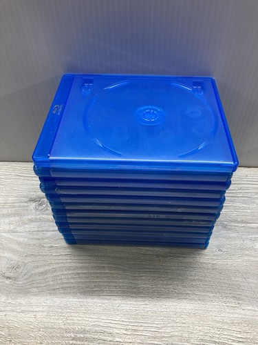 Blu-ray DVD/CD Storage Cases Lot of 12 Used Empty DOUBLE DISC CASES ...
