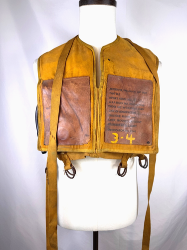 WWII / WW2 US ARMY LIFE PRESERVERS - TYPE B-5 MAE VEST LIFE - DATED ...