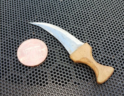 Miniture Middle Eastern Knife Dagger Jambiya Yemin Islamic Hand Made ...