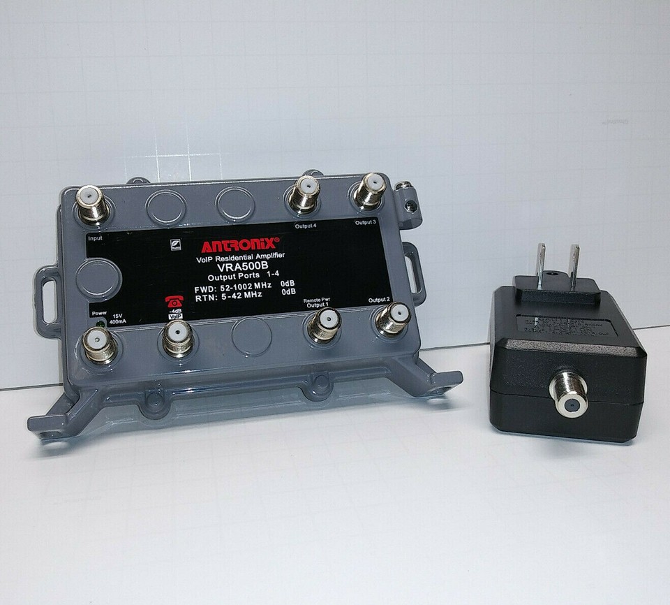 Antronix VRA500B/AC VOIP Integrated Residential Amplifier Power Signal ...