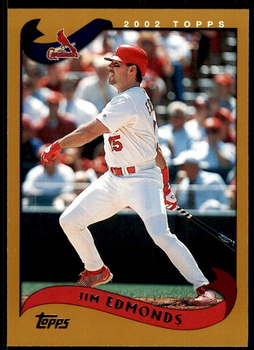 2002 Topps Baseball Card Jim Edmonds C Baseball Cards #245 | eBay