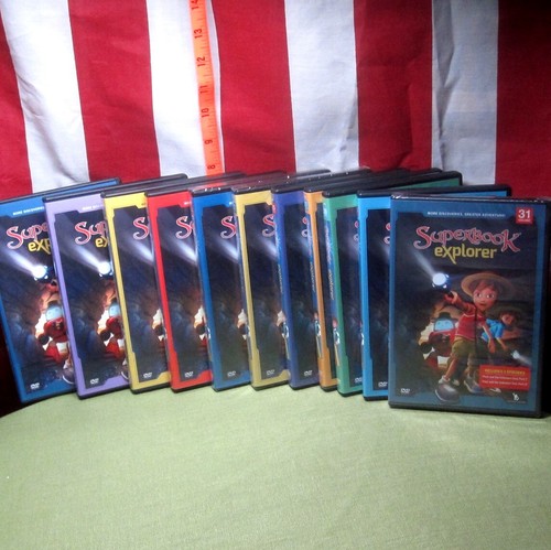 SUPERBOOK EXPLORER Elisha & Syrians lot 11-DVD set Christian animation ...