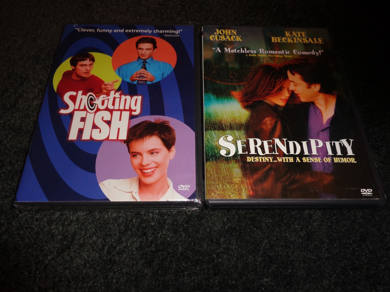 SHOOTING FISH & SERENDIPITY-Romantic comedies-KATE BECKINSALE,JOHN ...