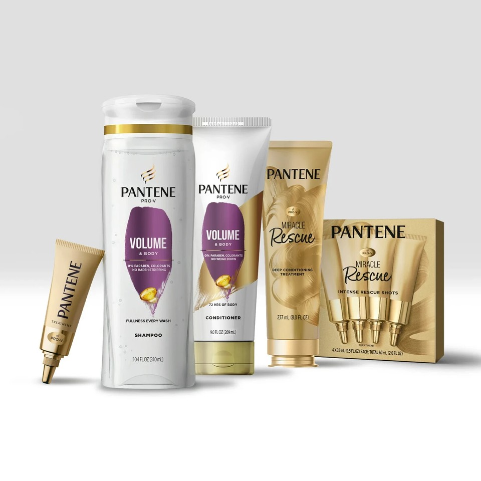 Pantene Pro-V Volume and Body Shampoo, All Hair Types, 10.4 Fl Oz | eBay