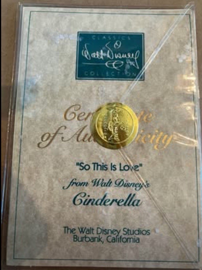 Walt Disney Collection Cinderella and Prince So This Is Love WDCC ...