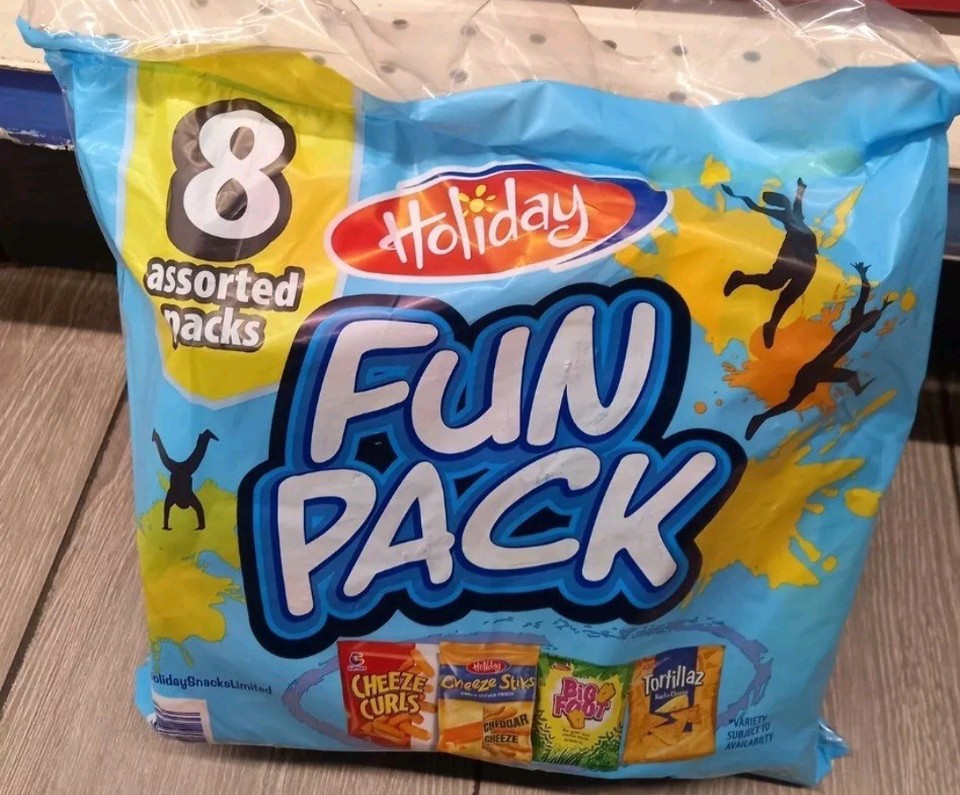 2 Pack Holiday's Assorted Snacks Pack Of 8 Each Jamaican Snacks Mix (16 ...