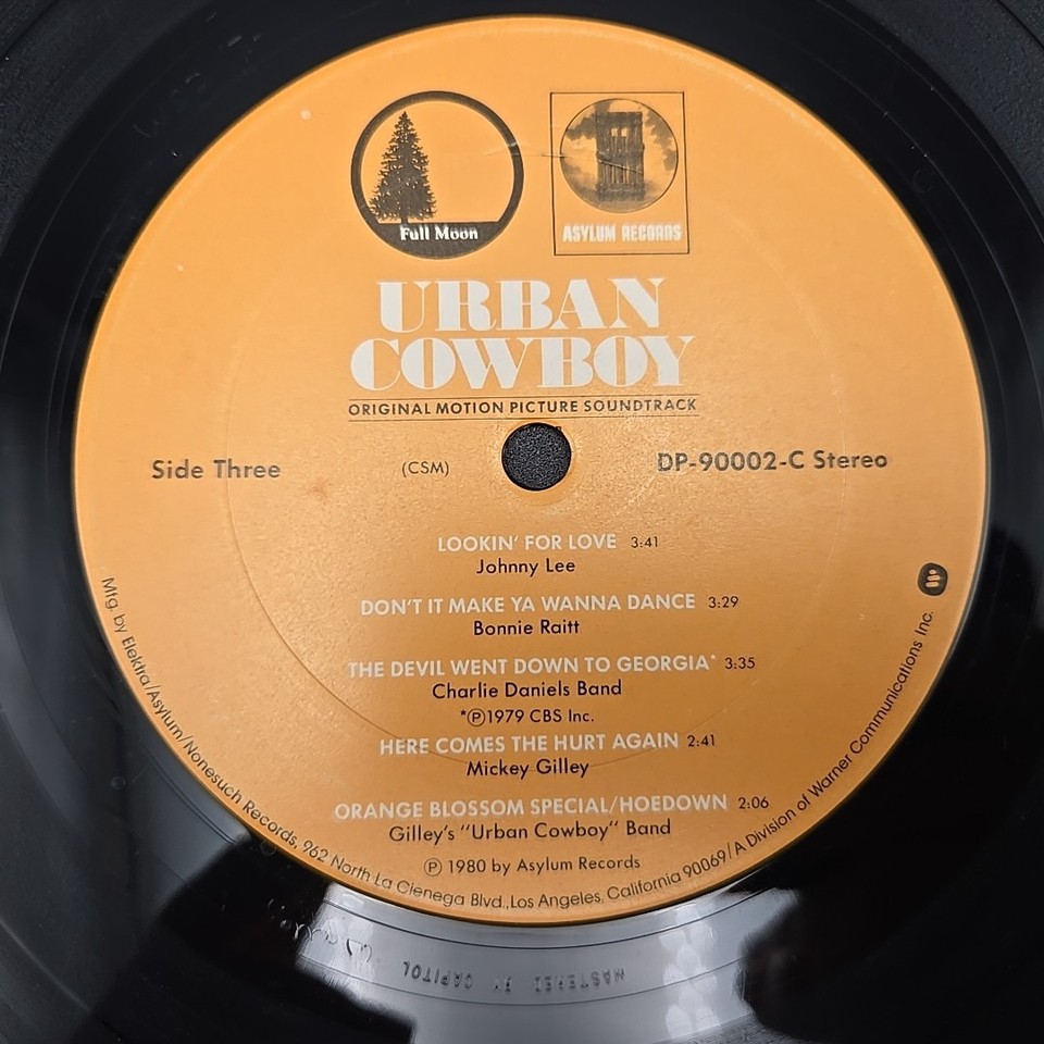 Urban Cowboy Soundtrack Vinyl 2x LP Gatefold Asylum Record 1980 Vintage ...