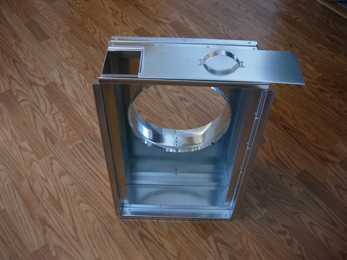 Return air filter rack plenum for filter 16 x 25 x 4",collar 14 ...