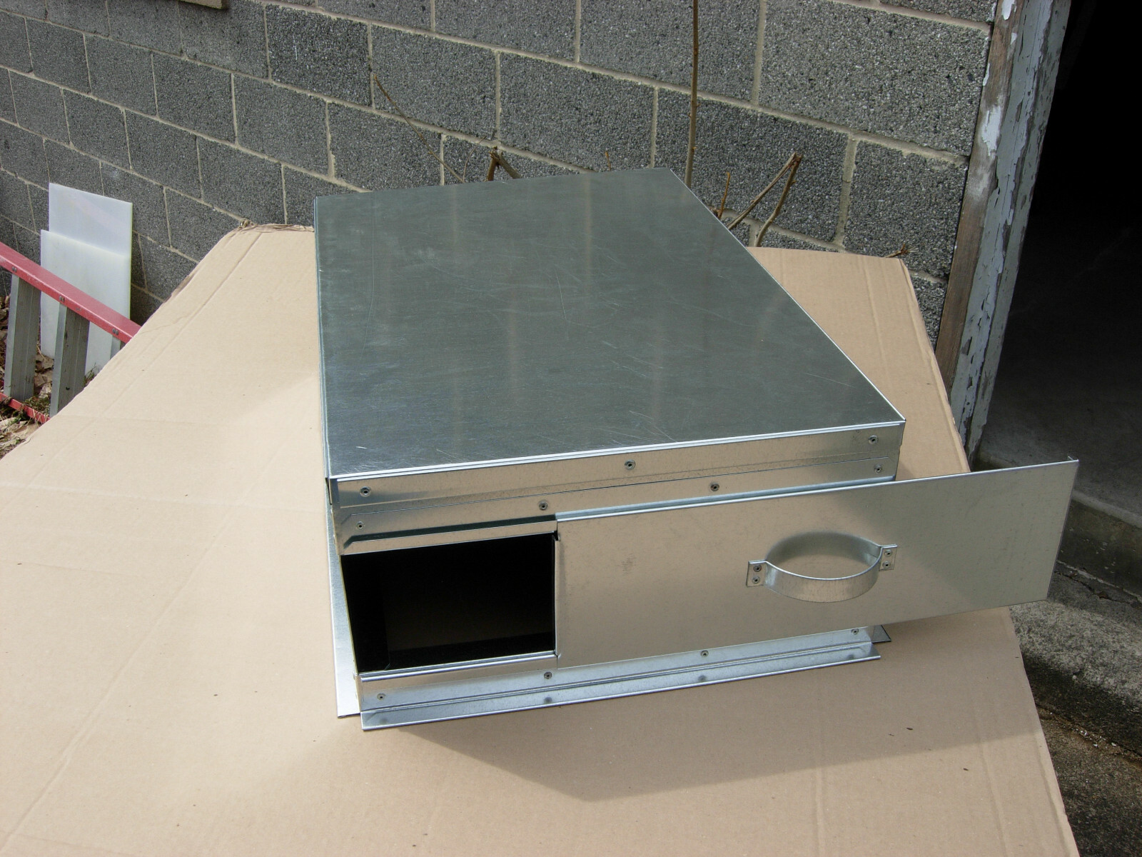 HVAC.Return air filter rack plenum 16 x 20 x 8",fit filter 16"x20"x4 ...