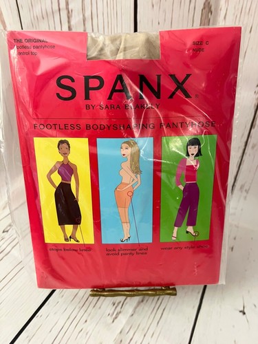 Spanx The Original Footless Control Top Pantyhose Women's Size C Nude ...