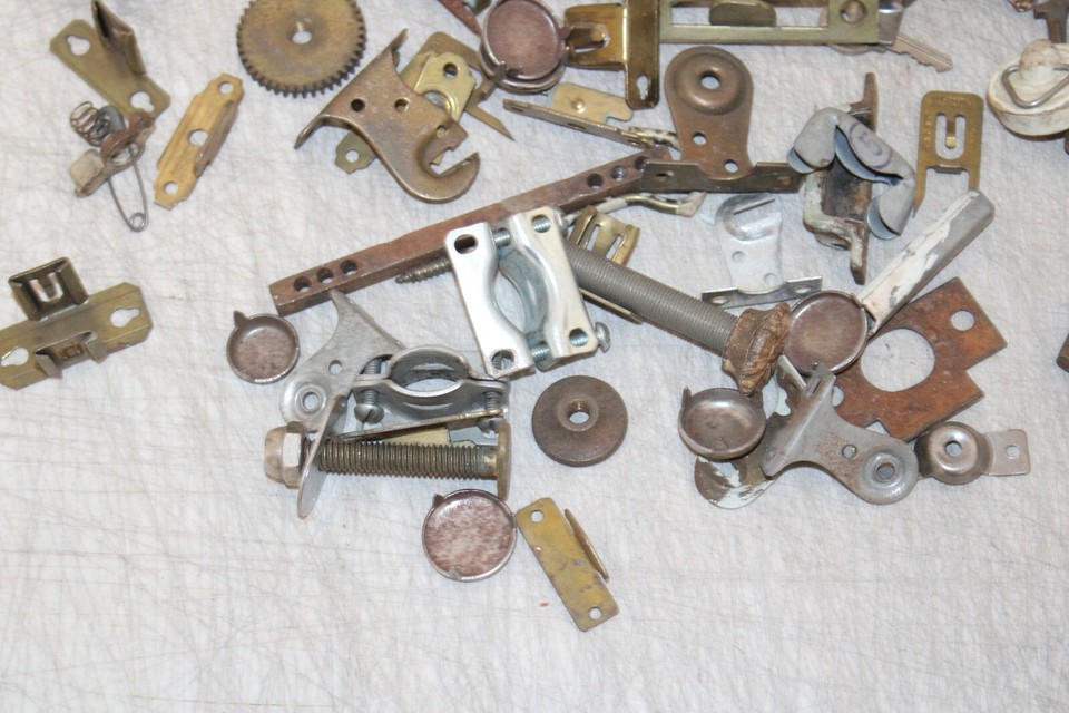 VINTAGE ANTIQUE ARCHITECTURAL SALVAGE HARDWARE MIXED LOT JUNK DRAWER 4 ...