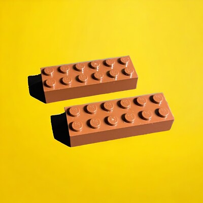 lot of 2 light brown Lego blocks - 2X6 -combined shipping (BRN49) | eBay