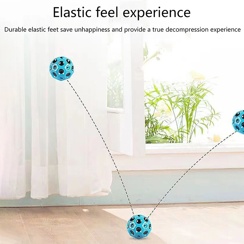 High Resilience Hole Ball Soft Porous Bouncy Ball Kids Indoor Outdoor ...