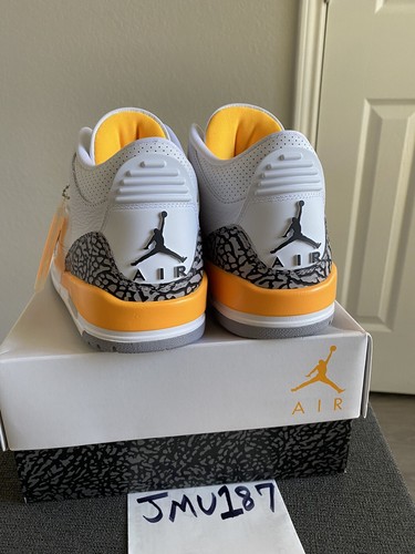 DS Nike Air JORDAN 3 Retro III Laser Orange sz8 Men supreme cond NEW OG ...