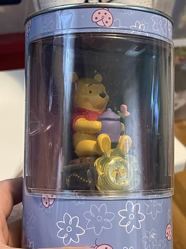 2001 DISNEY Eeyore Watch w/ Winnie-the Pooh Full Body Figurine Statue ...