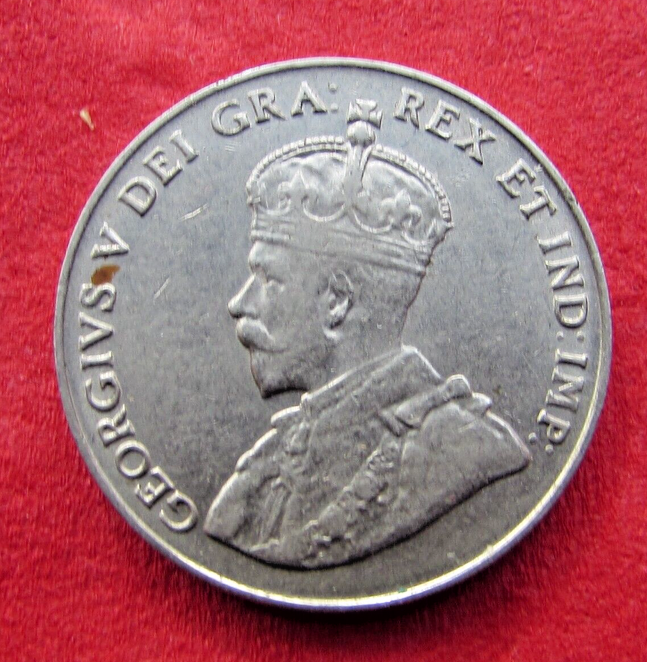 1922 CANADA 5 CENT COIN - NICKEL - GEORGE V | eBay