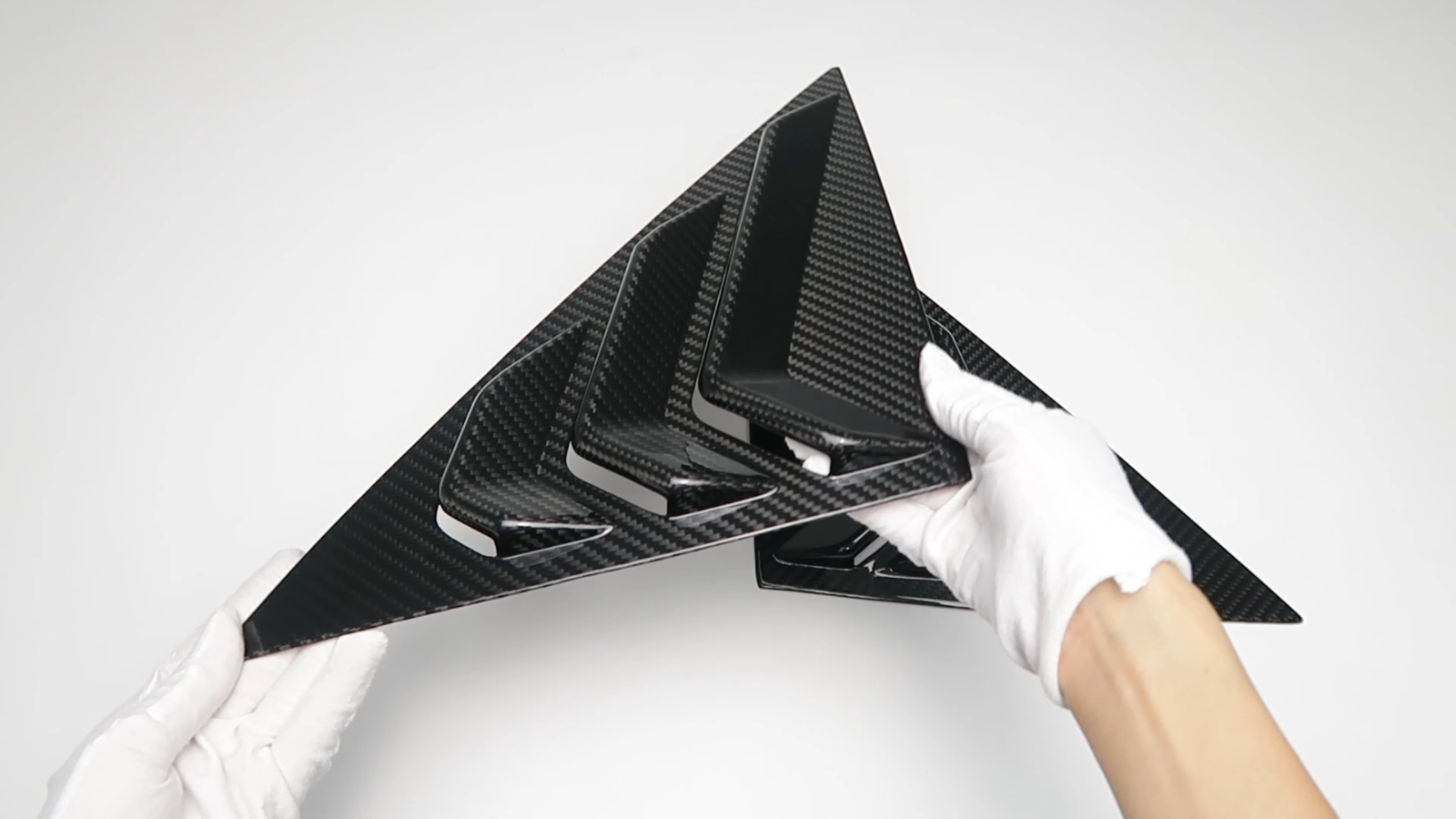 Carbon Fiber Quarter Window Louver Cover Trim For Acura Integra Type S ...