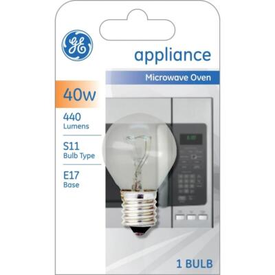 GE S11 Replacement 40W Appliance Bulb E17 Base FAST SHIP! C16 | eBay