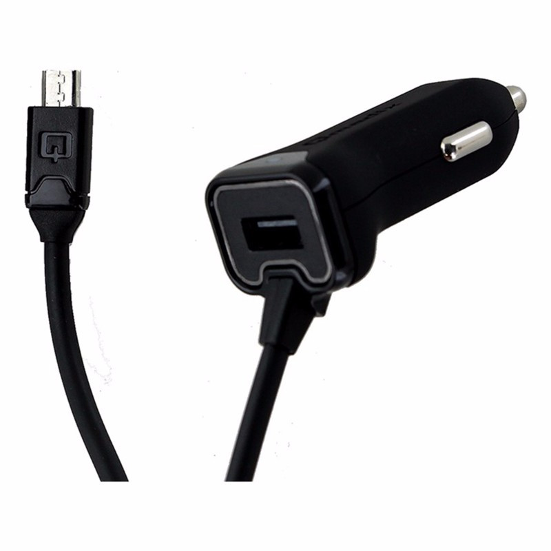 Qmadix Universal 3.4 Amp Micro USB Car Charger with Extra USB Port ...
