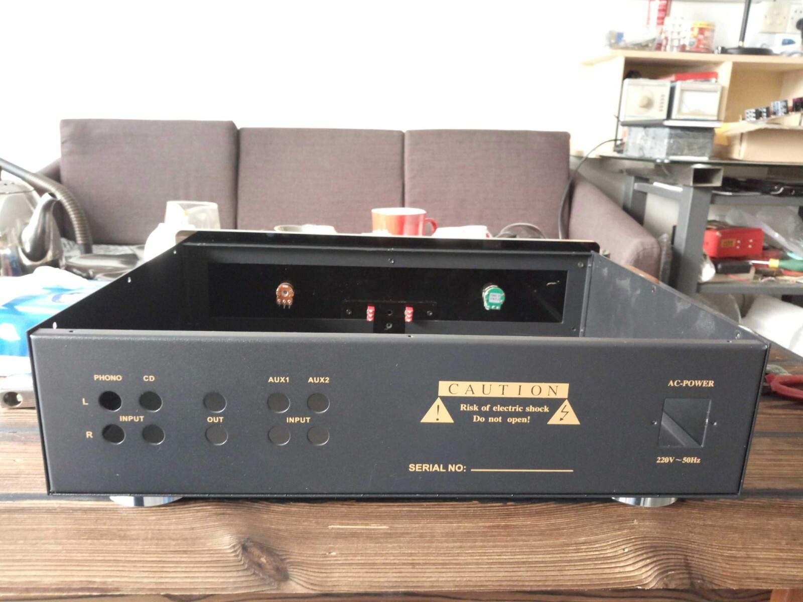 HiFi Preamplifier Chassis Preamp Iron Box 410x112x300MM For Cary AE-1 ...