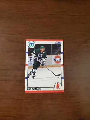 Ron Francis - 1990-91 Score Hockey - #70 - Hartford Whalers | eBay