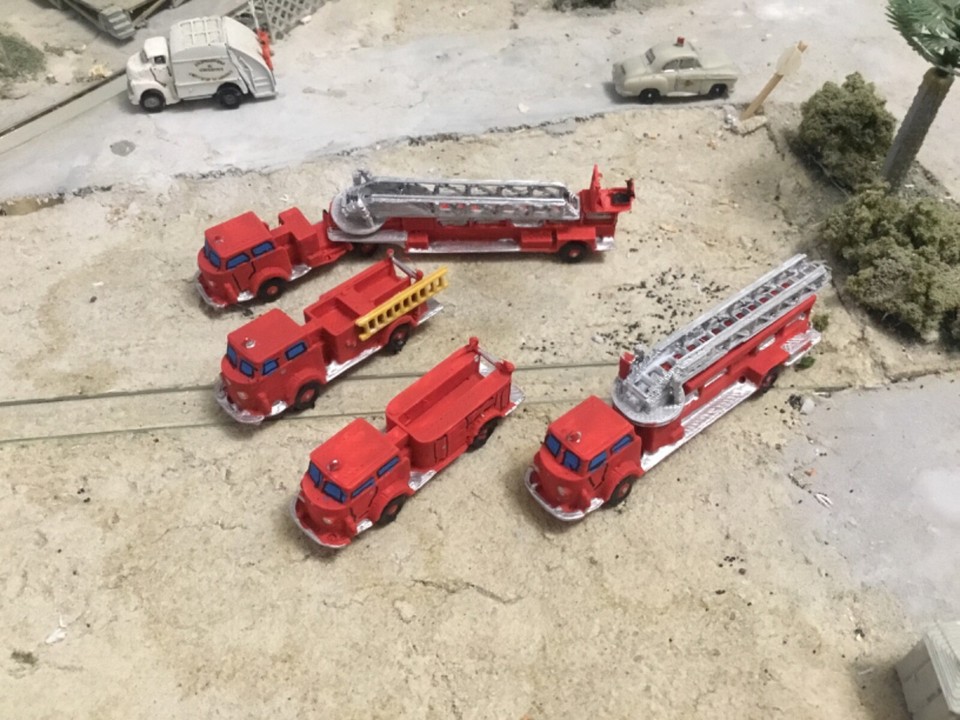 N Scale Fire Truck Engine American Lafrance 700 Ladder 3d printed ...