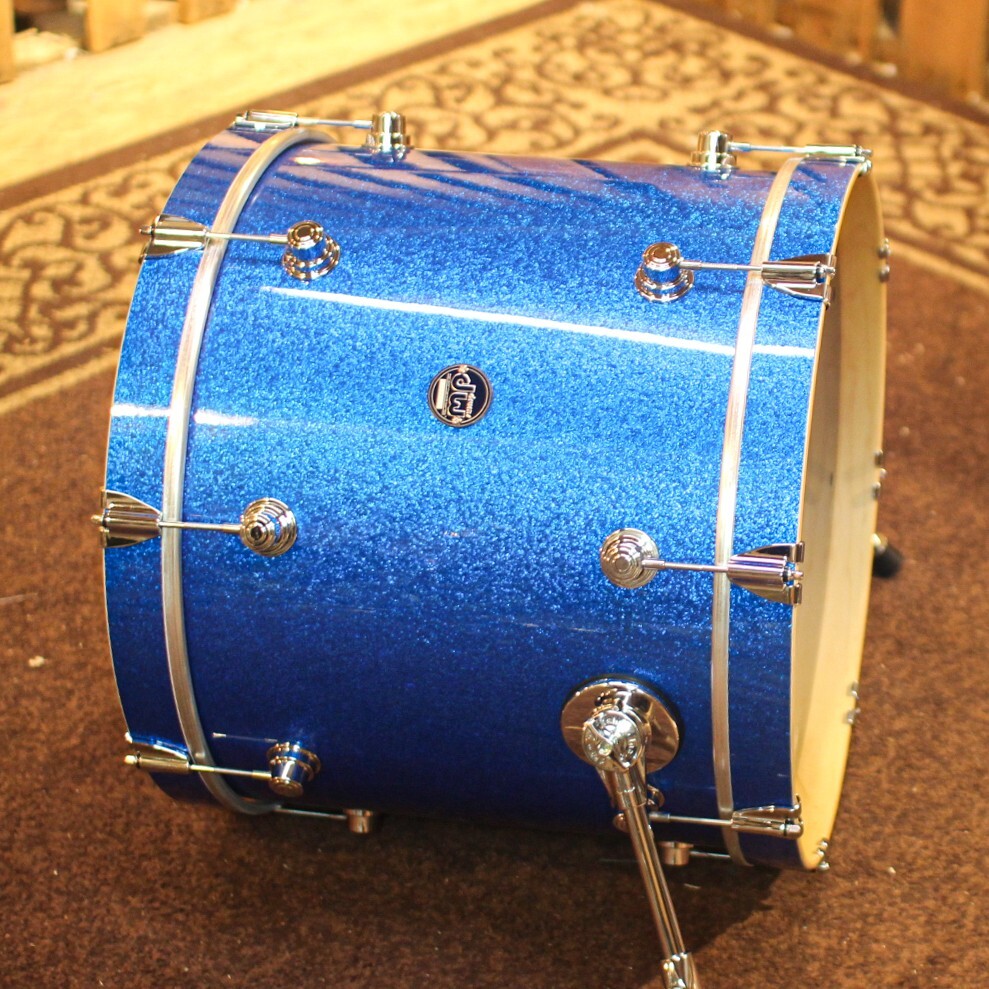 DW Performance Blue Sparkle Bass Drum - 16x20 | eBay