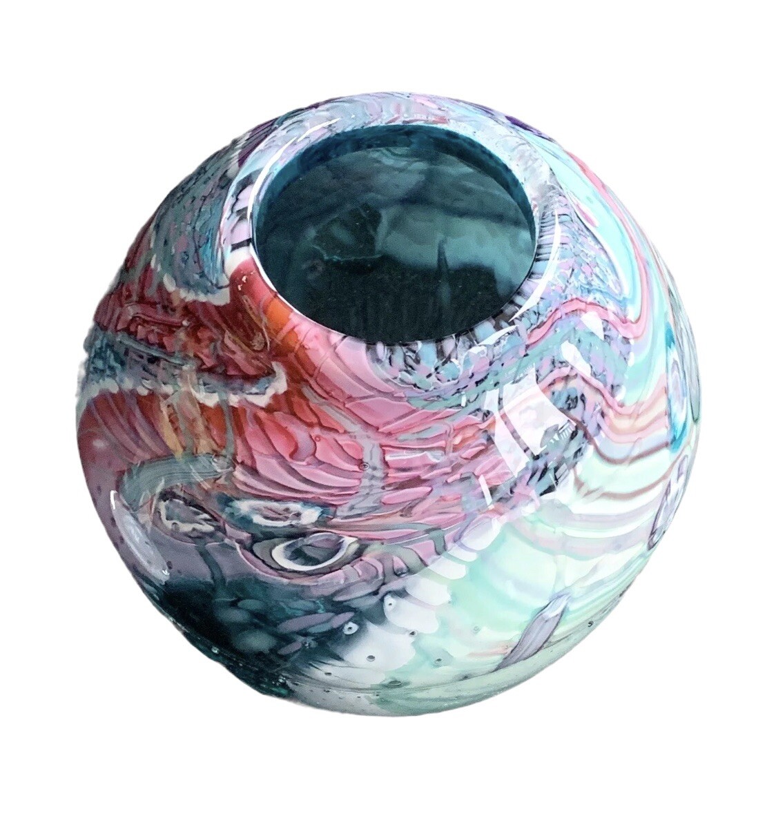 Peter Patterson art glass vase 1992 | eBay