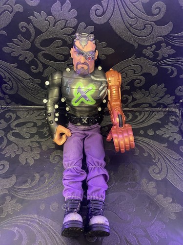 Action Man Villain Dr. X Mech Spring Loaded Arm 12Inch Vintage Hasbro ...