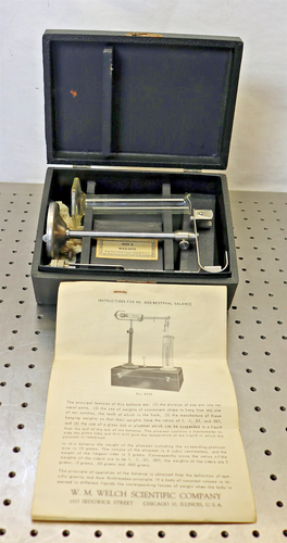 Vintage Complete Westphal Balance Welch Scientific No. 4028 ...