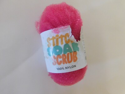 Lion Brand Yarns Stitch Soak scub 100% nylon yarn color cabaret 1 skein ...