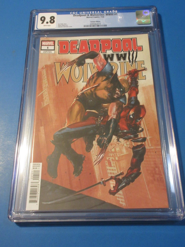 Deadpool Wolverine WW3 #1 Dell Otto variant CGC 9.8 NM/M Gorgeous Gem ...