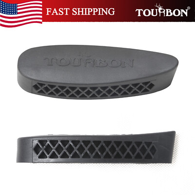 TOURBON Butt Stock Rubber Pads Recoil Buttpad Shotgun Gun Plate Rifle ...