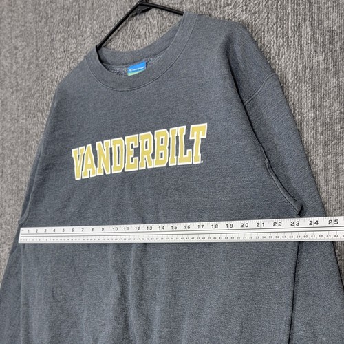 Vanderbilt Commodores Sweatshirt Mens Large Gray Vintage Y2k Champion ...