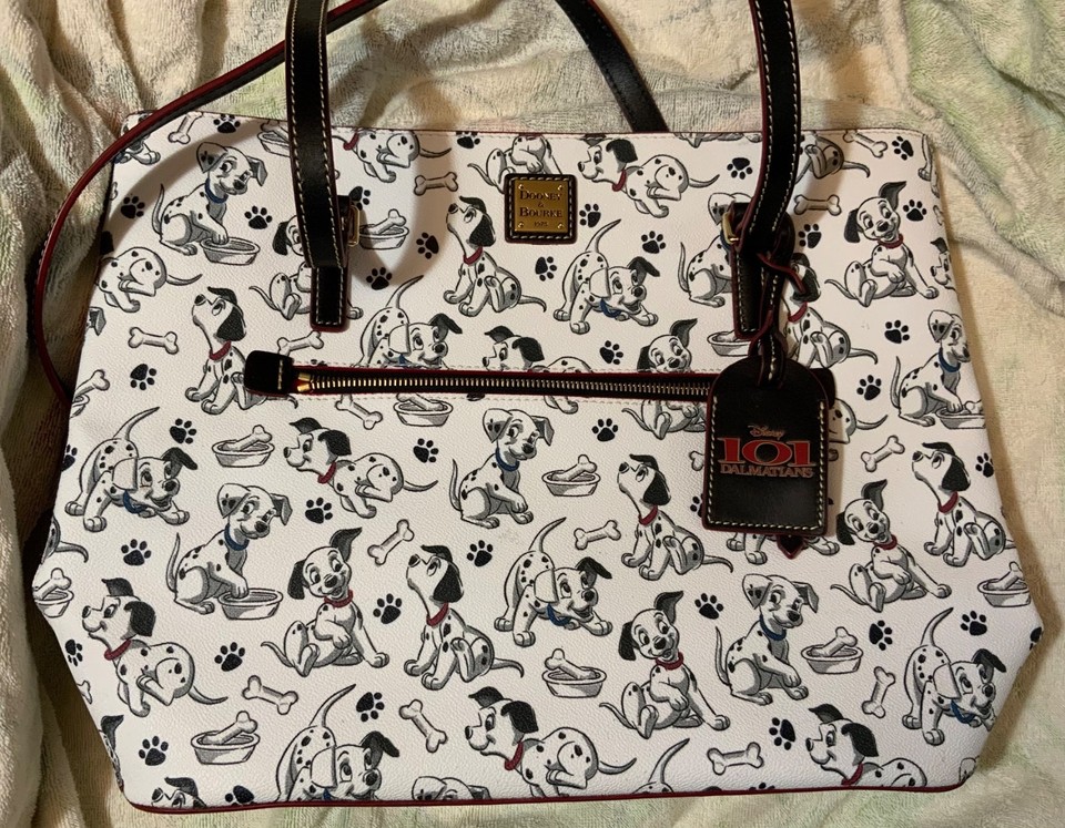 Disney Dooney & Bourke 101 Dalmatians Dogs Puppies Shopper Tote Bag ...