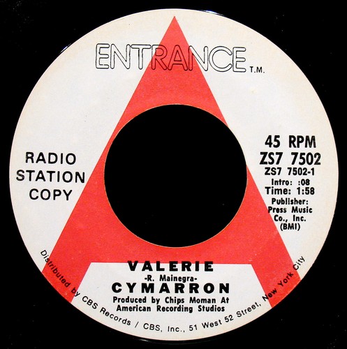 CYMARRON-Valerie & Across The Kansas Sky-Soft Psych Rock DJ 45-ENTRANCE ...