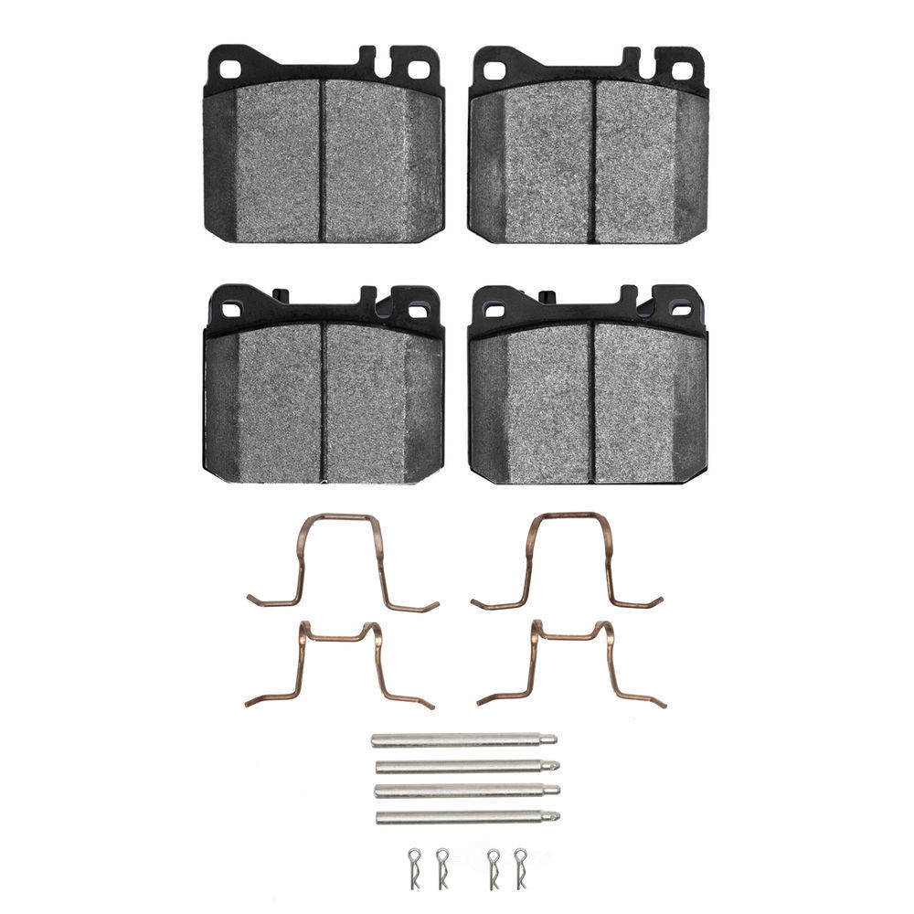 Disc Brake Pad Set-5000 Advanced Brake Pads - Low Metallic and Hardware ...
