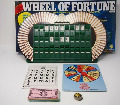 Wheel Of Fortune Board Game 2nd Edition Pressman 1985 Vintage Rare 99% ...