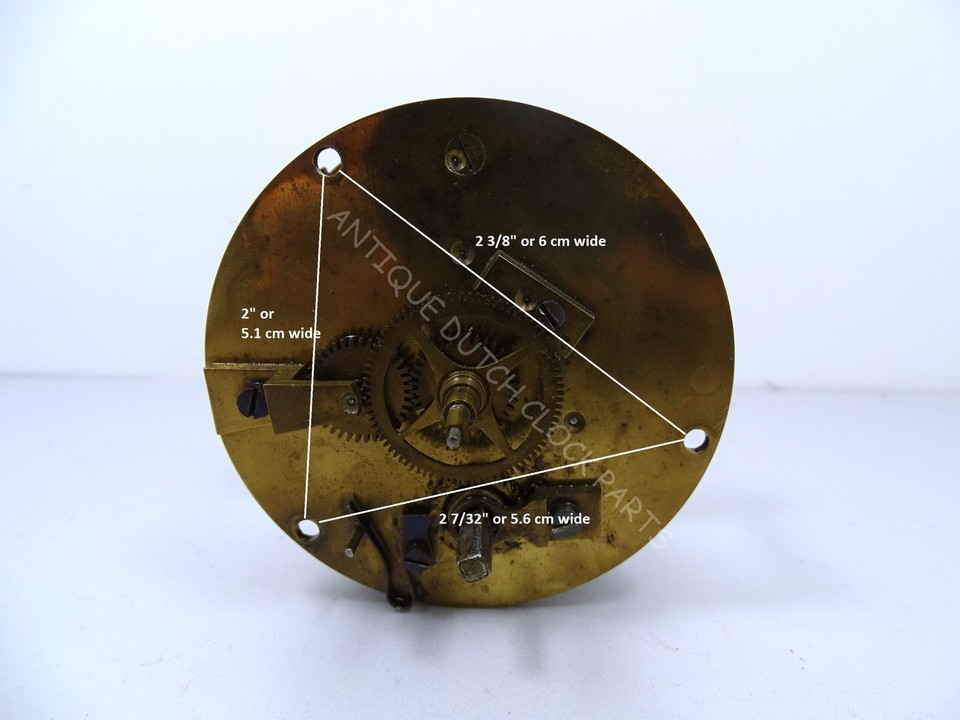 FRENCH MANTLE CLOCK CLOCKWORK SOLD FOR PARTS ONLY! | eBay