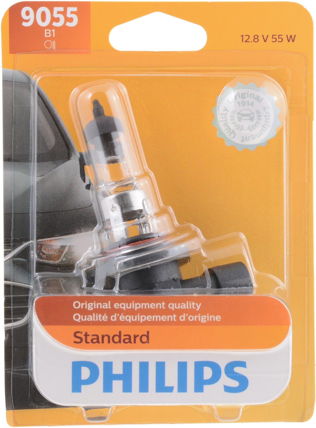 Philips Standard H12 9055 55w Fog Light Bulb Halogen Replacement Plug ...