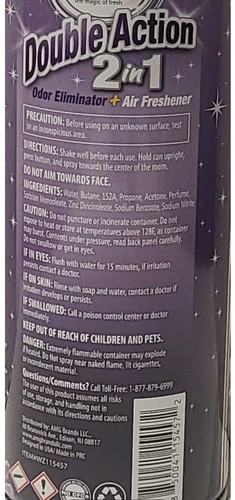 4 Pack Wizard Double Action 2in1 Odor Eliminator Air Freshener LAVENDER ...